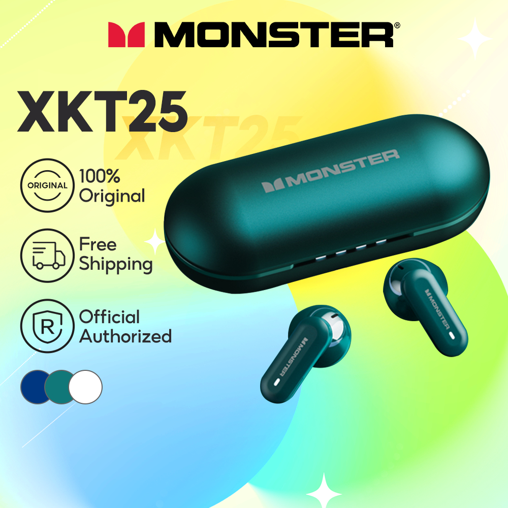 Monster XKT25 Auriculares Inalámbricos Bluetooth 5.4 De Baja Latencia Y ...