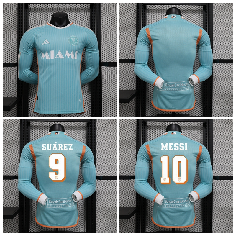 2024-25 Temporada Inter Miami CF Segunda Manga Larga Versión Jugador ...
