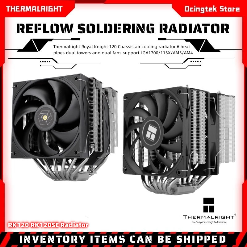 Thermalright Royal Knight 120 Chasis Radiador De Refrigeración Por Aire 6 Tubos De Calor Torres ...