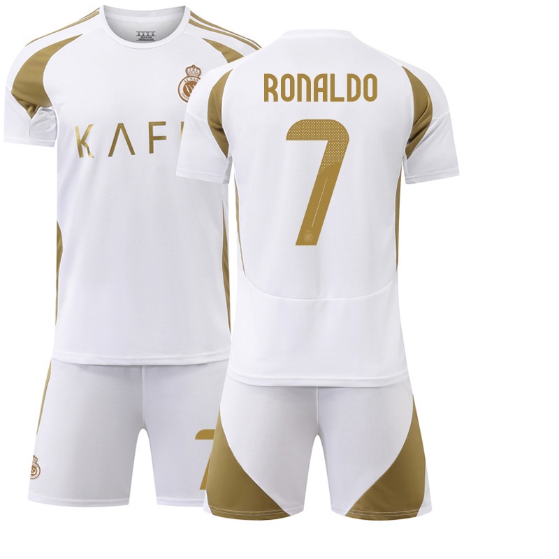 2024-25 Temporada Al-Nassr FC Segunda Fuera De Los Niños Adultos Polera Deportivas Cristiano ...