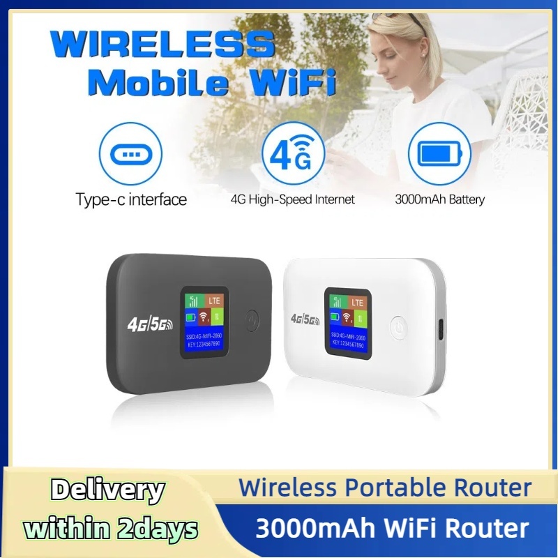 Mini Router Portátil Inalámbrico De 150Mbps 3000mAh WiFi De Bolsillo ...