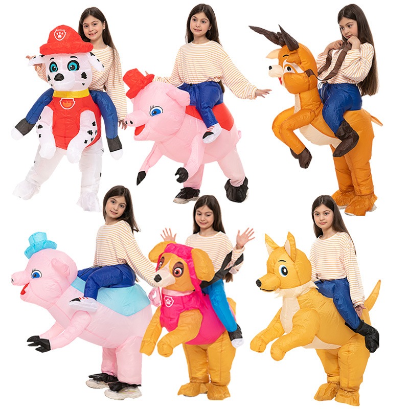 Niños Dinosaurio Unicornio Arco Iris Caballo Gatito El Perro Traje ...