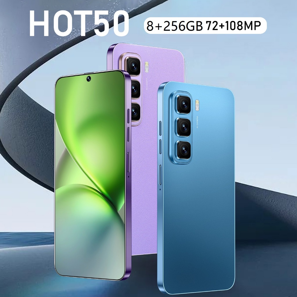 Hot50 4G/5G Smartphone Pantalla Completa De 6,7 Pulgadas Memoria De Teléfono Ultra HD 8GB RAM ...