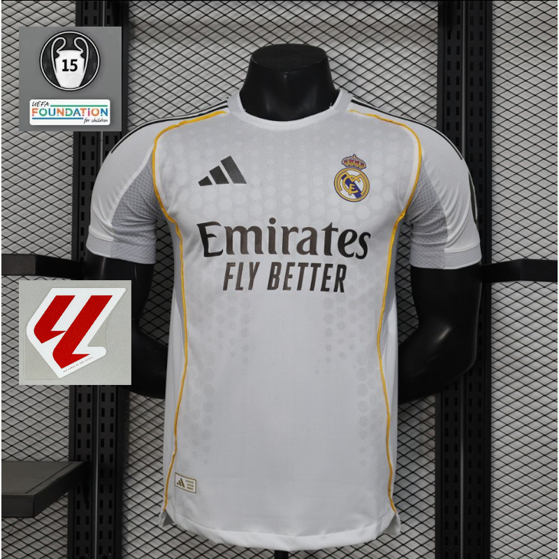 2025-2026 Nueva Polera De Fútbol Del Real Madrid Home Player Edition | Shopee Chile