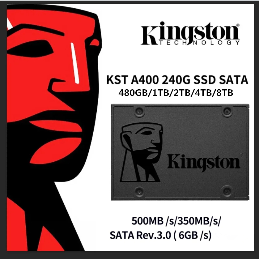 Kingston SSD Unidad De Estado Sólido Interna A400 8TB 4TB 2TB 1TB 480GB 240GB 120GB 2.5 Pulgadas ...