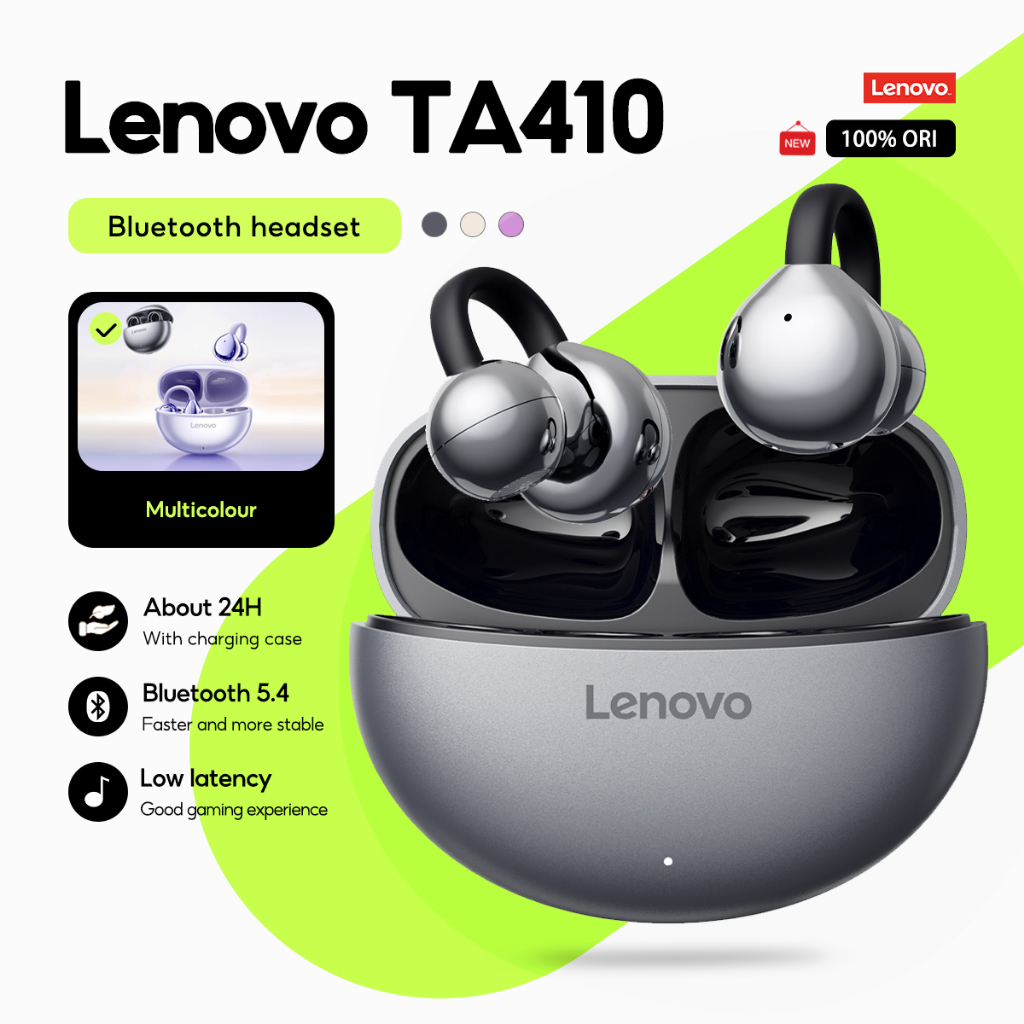 Lenovo Earbuds TA410 Auriculares Inalámbricos TWS Ear Clip Tipo ...