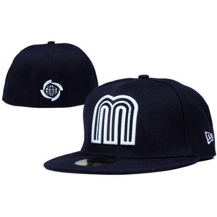 Nuevo Diseño MLB Equipo México Ajustado Sombrero Topi Era Gorras ...