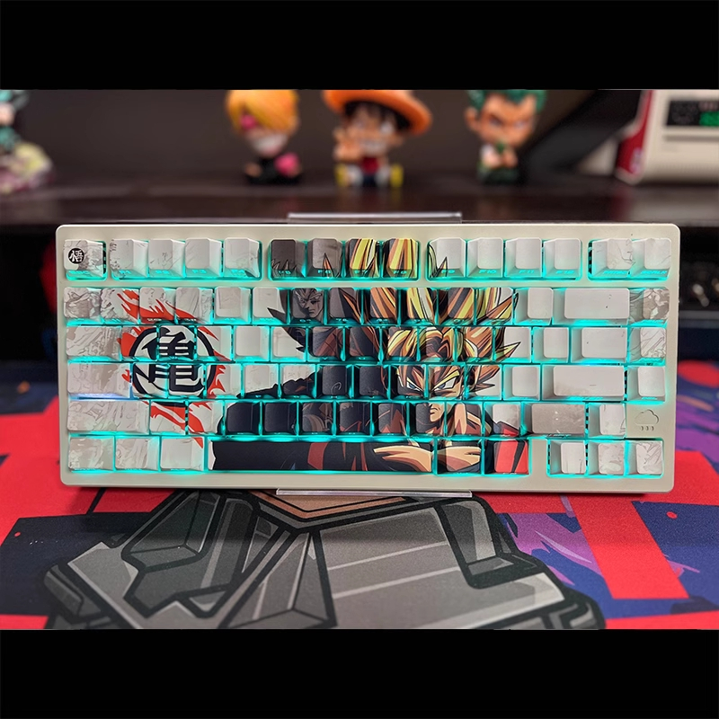 KEYCAP ONLY 】 Anime Temática Keycaps Lado Grabado Brillo A Través De ...