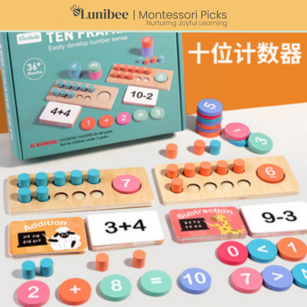 Juego De Aprendizaje De Matemáticas De Diez Marcos Juguete Educativo ...