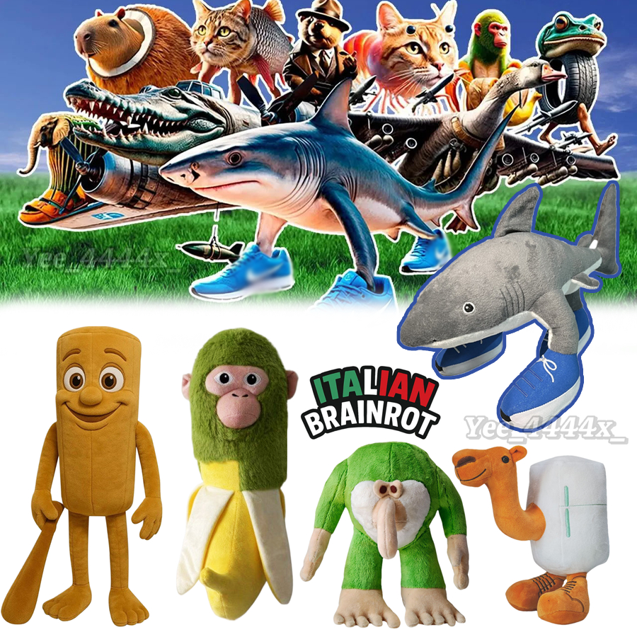 Brainrot Italiano AI Peluches Animales Tung Sahur Tralalero Tralala ...