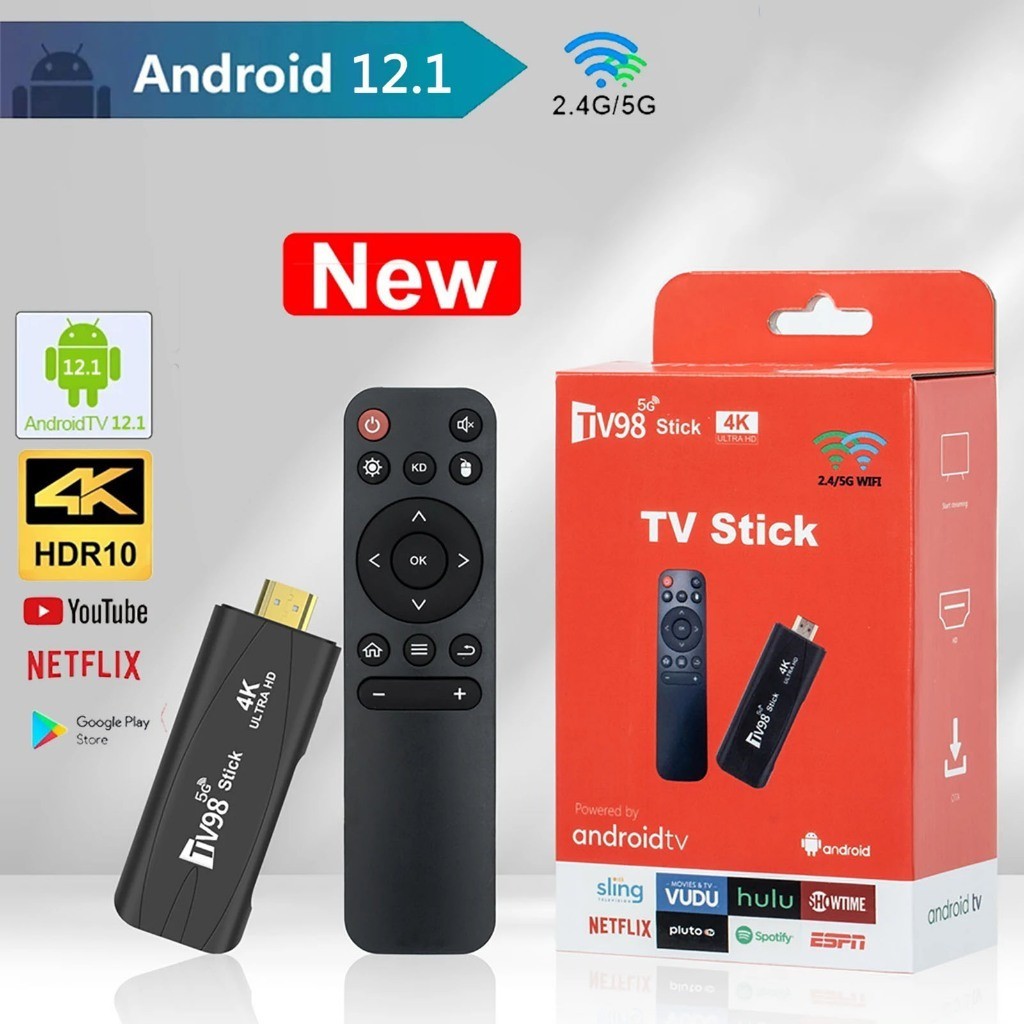 Tv Stick/Smart Android 4k Wi-fi Hdmi Streaming Color Negro | Shopee Chile
