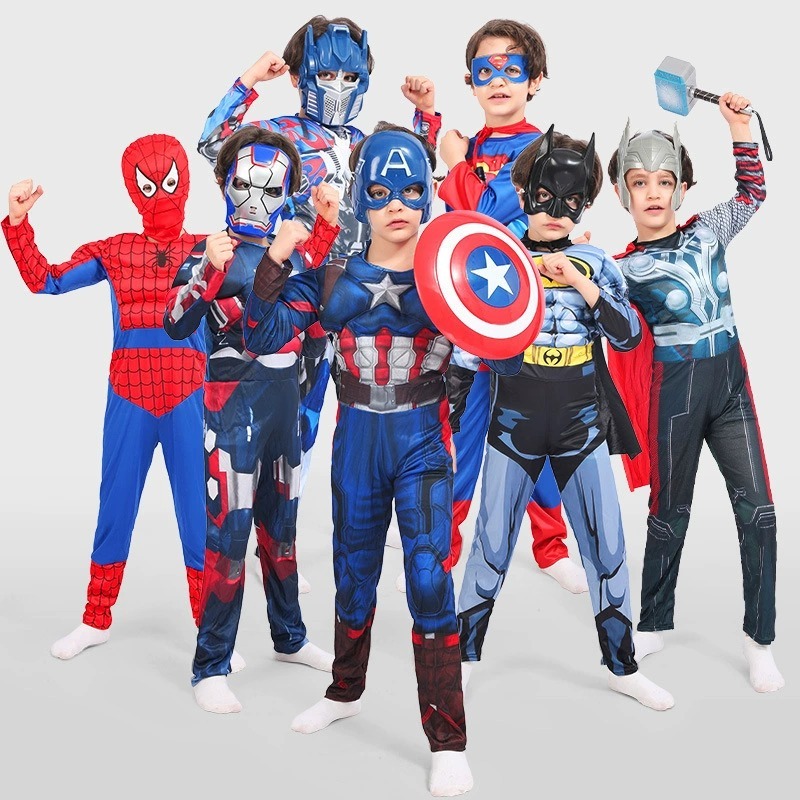 Capitán América Ironman Thor Hulk Thanos Niños Cosplay Traje Bumblebee ...