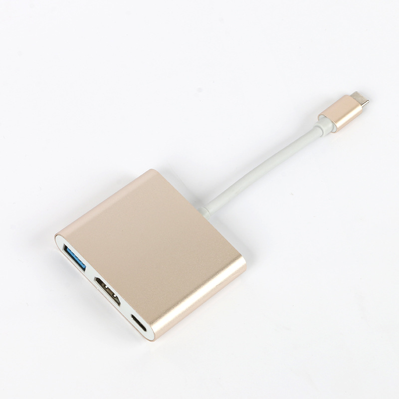 Tipo C A Hdmi Tres En Uno Cable Adaptador Usb C A Usb Más Pd Fuente De ...