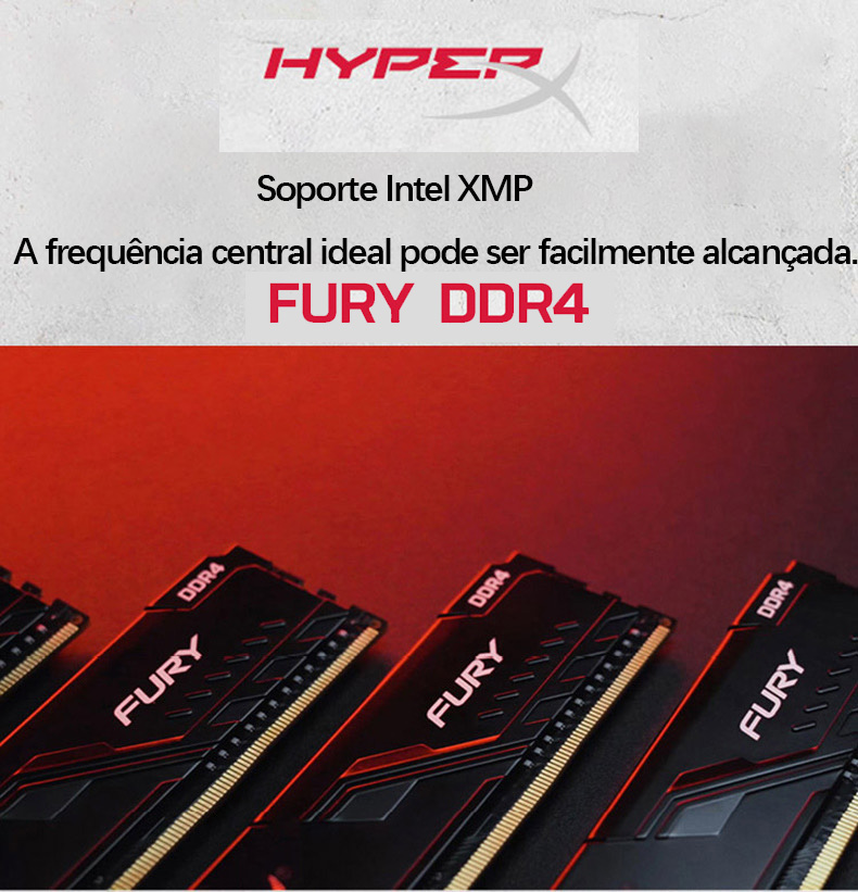 Kingston HyperX FURY DDR4 16GB 8GB 4GB 3200MHz 2666MHz 2400MHz 2133MHz PC4 Memoria RAM De ...