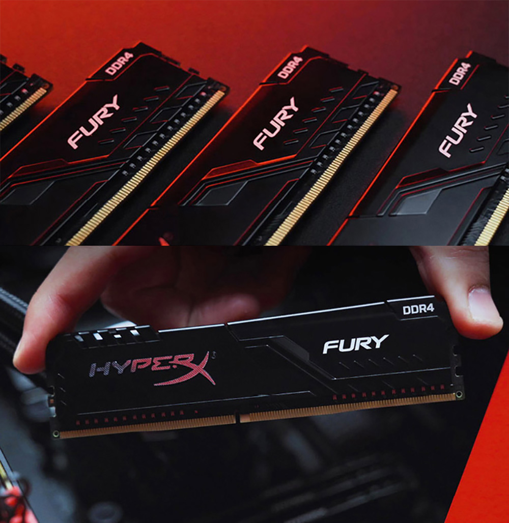 Kingston HyperX FURY DDR4 16GB 8GB 4GB 3200MHz 2666MHz 2400MHz 2133MHz PC4 Memoria RAM De ...