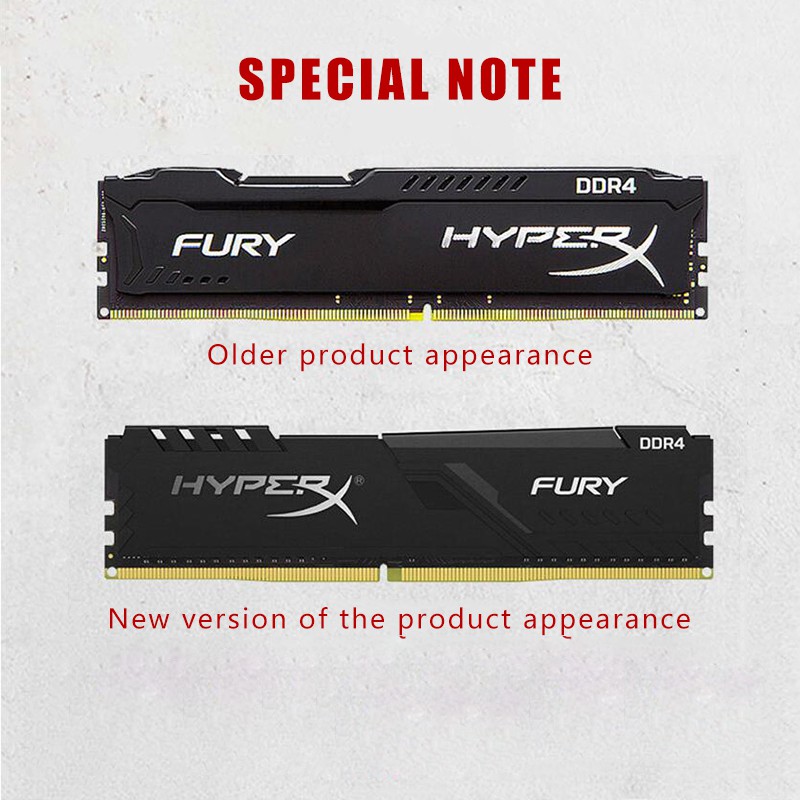 Kingston HyperX FURY DDR4 16GB 8GB 4GB 3200MHz 2666MHz 2400MHz 2133MHz PC4 Memoria RAM De ...