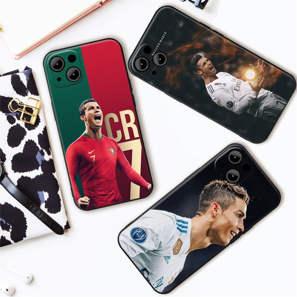 Carcasa BCA43 Cristiano Ronaldo CR7 Fútbol iPhone XR X XS Max 6 6s 7 8 ...