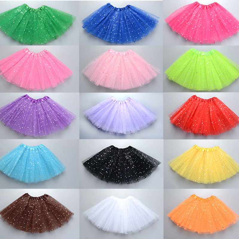 WU Niños Niño Niñas Lentejuelas Brillantes Faldas De Ballet Vestido De ...