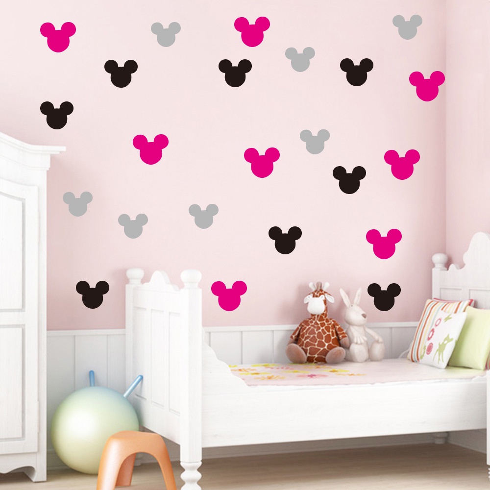 Stickers De Dibujos Animados De Mickey Mouse Para Pared Arte De Moderno ...