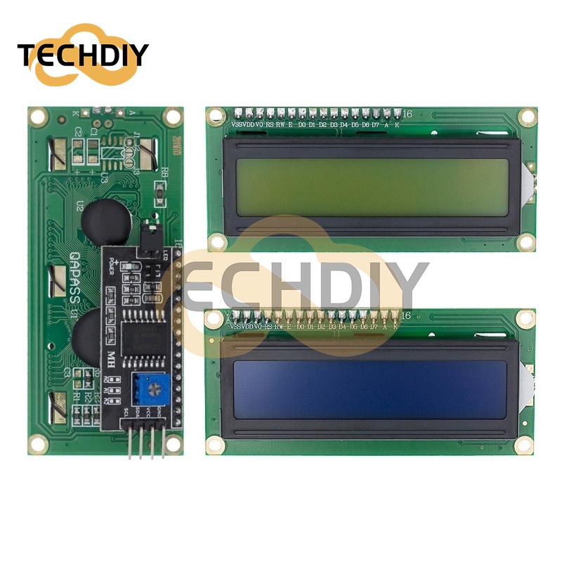 TENSTAR ROBOT LCD1602 + I2C LCD 1602 Módulo Pantalla Azul/Verde PCF8574 ... TENSTAR ROBOT LCD1602 + I2C LCD 1602 Módulo Pantalla Azul/Verde PCF8574 ...