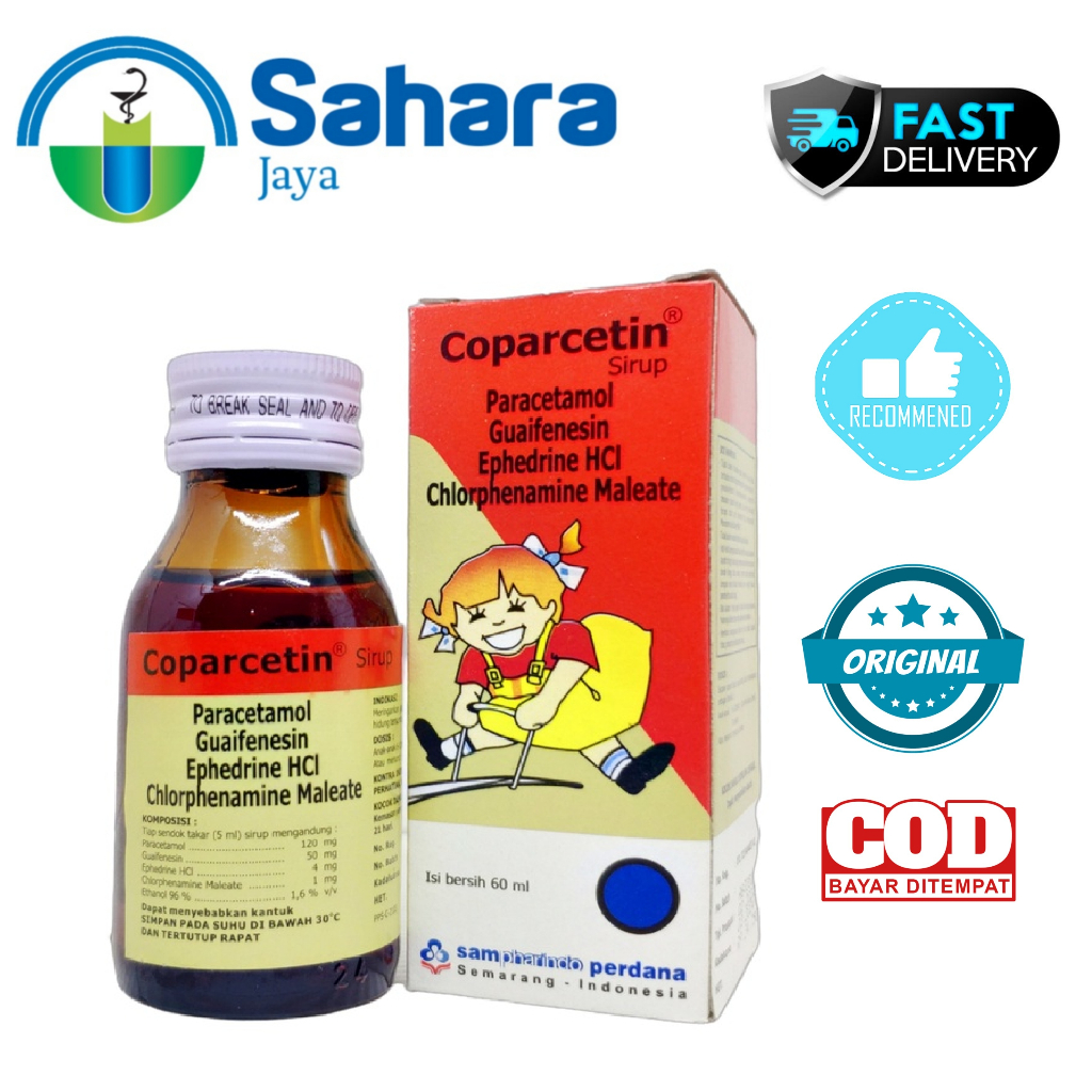[SJ] Jarabe De Coparcetina 60 ml-Medicina Para La Tos Y La Fiebre Del ...