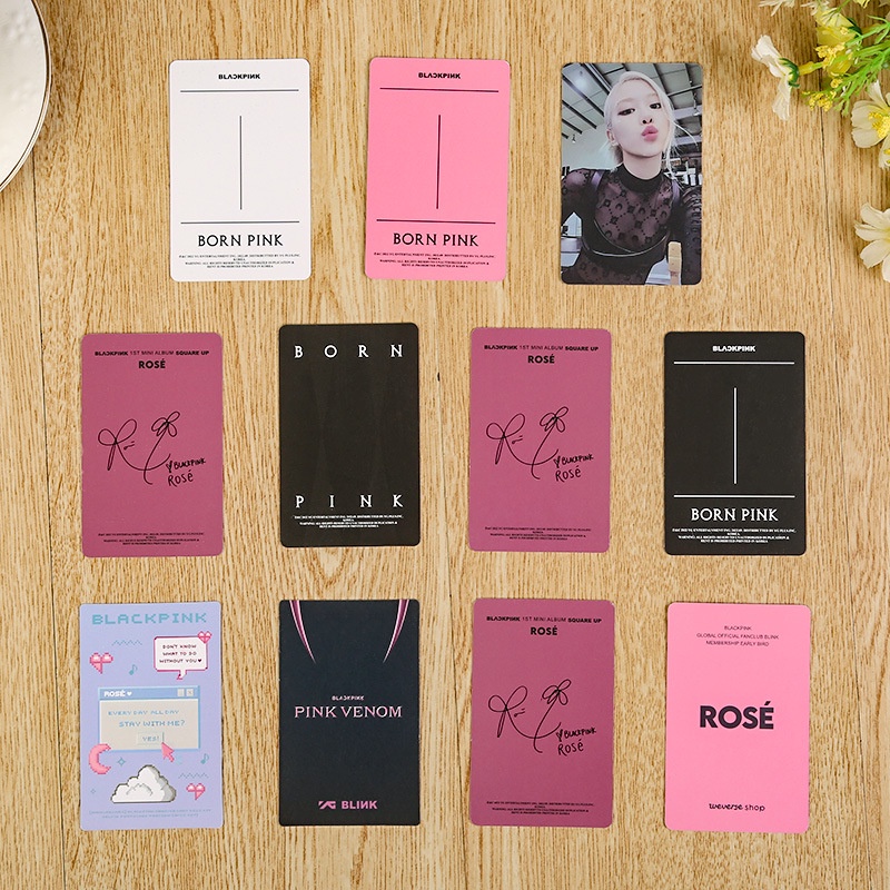 Kpop BLACKPINK Album Born Pink Membership Photo Card Para Blink Gift ...