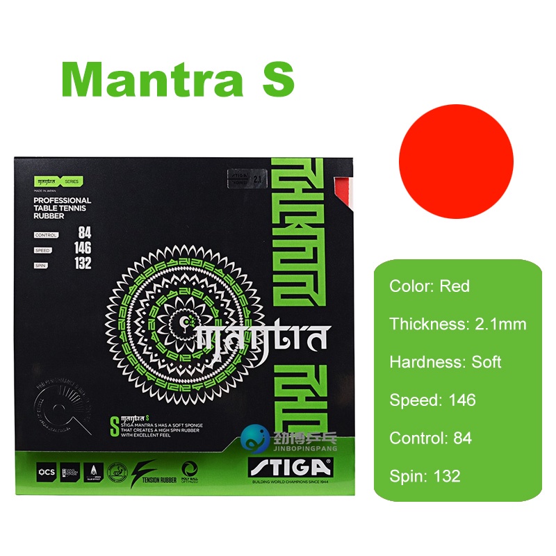 Stiga Mantra Series Tenis De Mesa Goma Original Semi-Golpes Espinillas ...