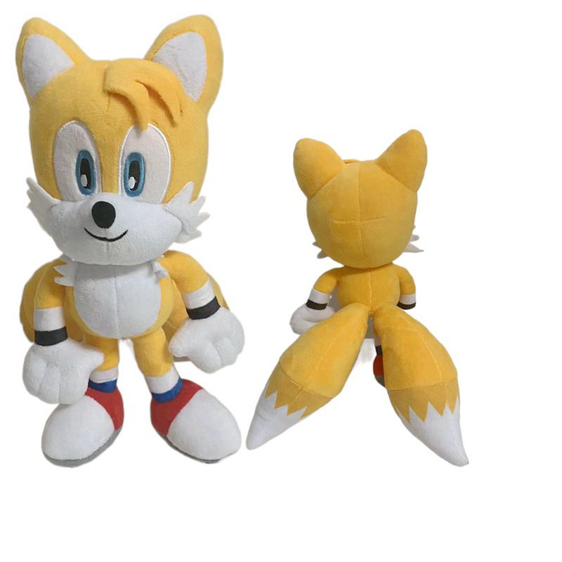 20-40cm Super Sonic Hedgehog Dibujo Animado Knuckles Metalsonic Suave Muñeca De Peluche Sombra ...