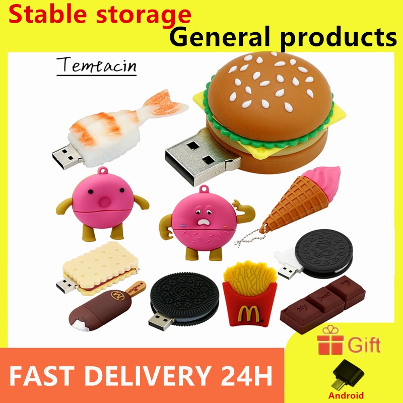 hamburguesa pendrive usb de alta velocidad 2tb alimentos sushi donut ...