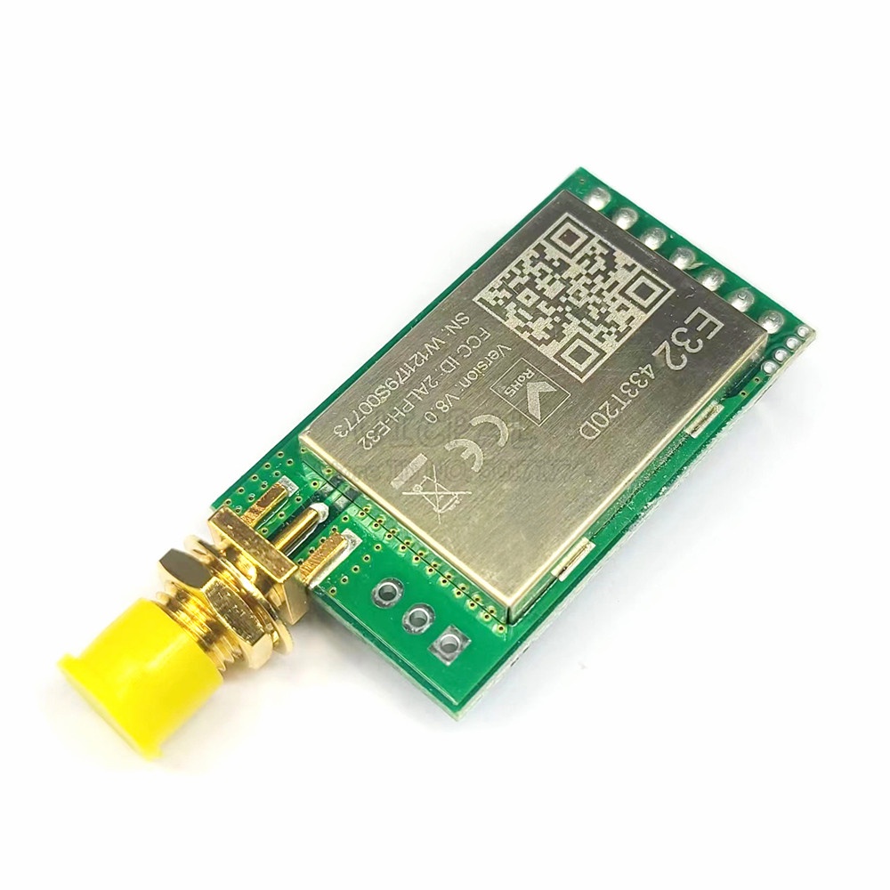 433MHZ LoRa E32-433T20D V8.0 UART Módulo De RF Inalámbrico Iot ...