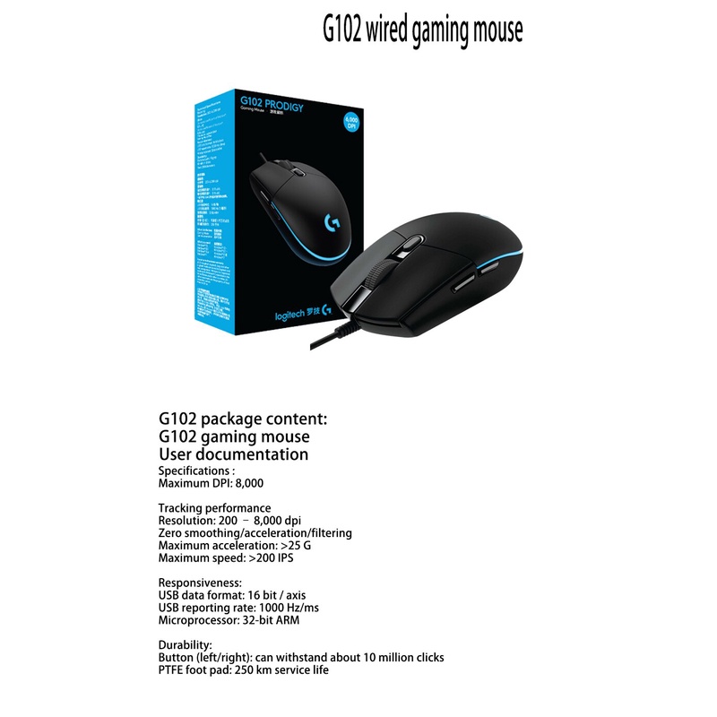 Logitech G707 G703 G306 Ratón Inalámbrico Para Juegos G407 G402 G302 ...