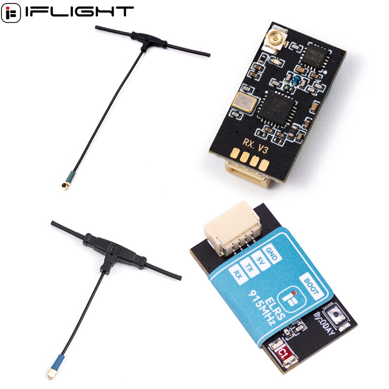 iFlight ELRS 915MHz/2.4G Receptor/Módulo TX Con Antena De 70 Mm/40 ...
