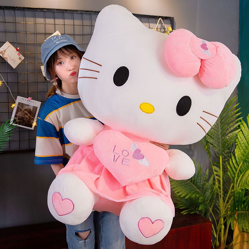 Hello Kitty Plus Muñeca Sanrio Juguetes Pink Gato Dibujos Animados