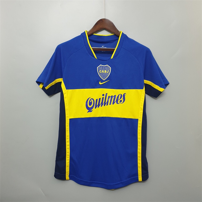 Boca Juniors CABJ 2001 2002 Camiseta De Fútbol En Local Camisa RIQUELME ...