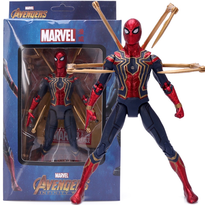 Figura De Acción SpiderMan Articulado 15cm Muñeco Spider Man Ps4 Shf ...