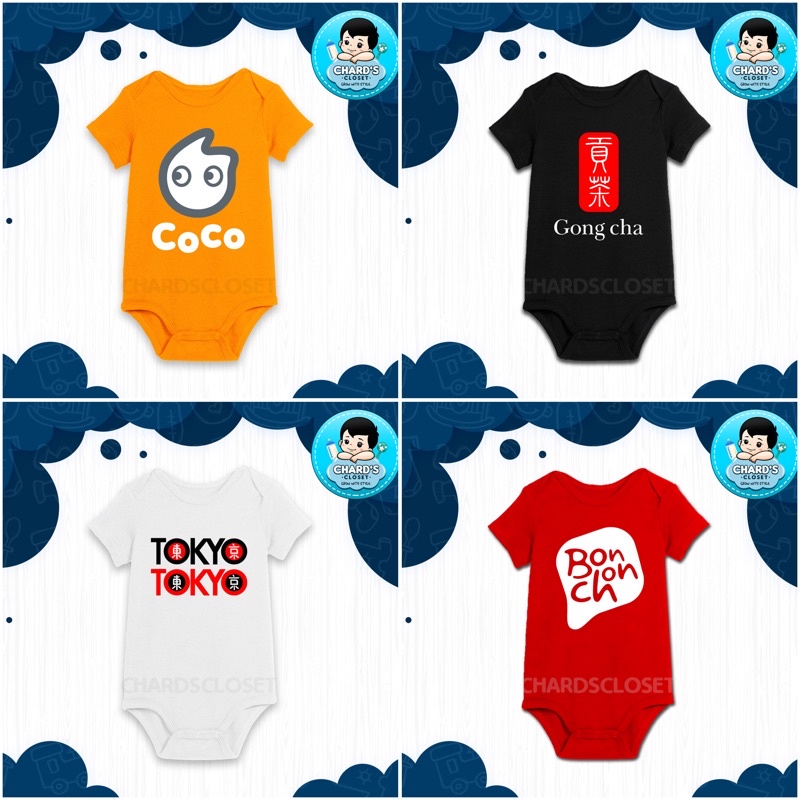 Logotipo De Alimentos Personalizados Impresiones En El Onesie Del Bebé ...