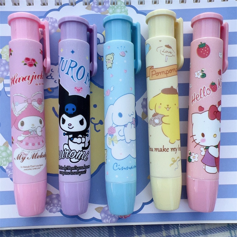Sanrio Press Borrador Melody Kuromi Pupils'creative Dibujo Animado Cute ...