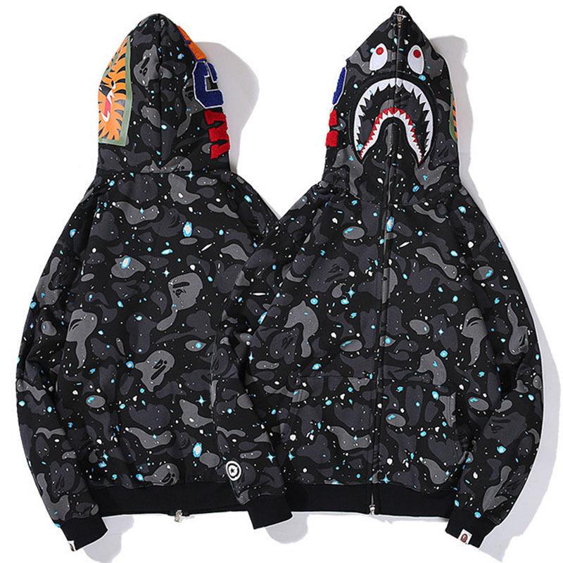 Sudadera Con Capucha Suelta Doble Línea ESSENTIALS Cabeza De Mono bape ...