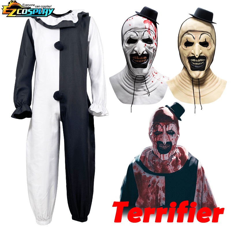 Terrifier Art El Payaso Cosplay Disfraz De Horror Sangrienta Ropa De Traje De Máscara De ...