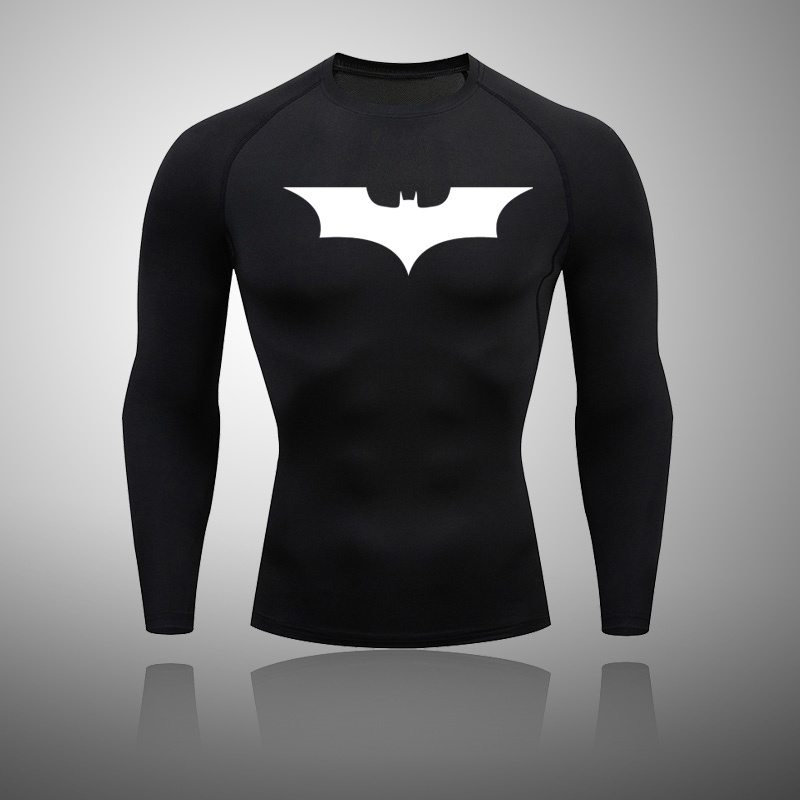 Hombres Corriendo Polera De Compresión Transpirable Fútbol Sudadera ...