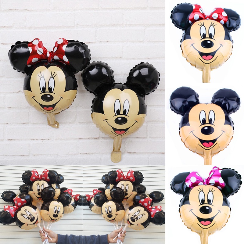 Globos Mickey Mouse 14 Pulgadas Minnie Foil Niños Fiesta De Cumpleaños ...