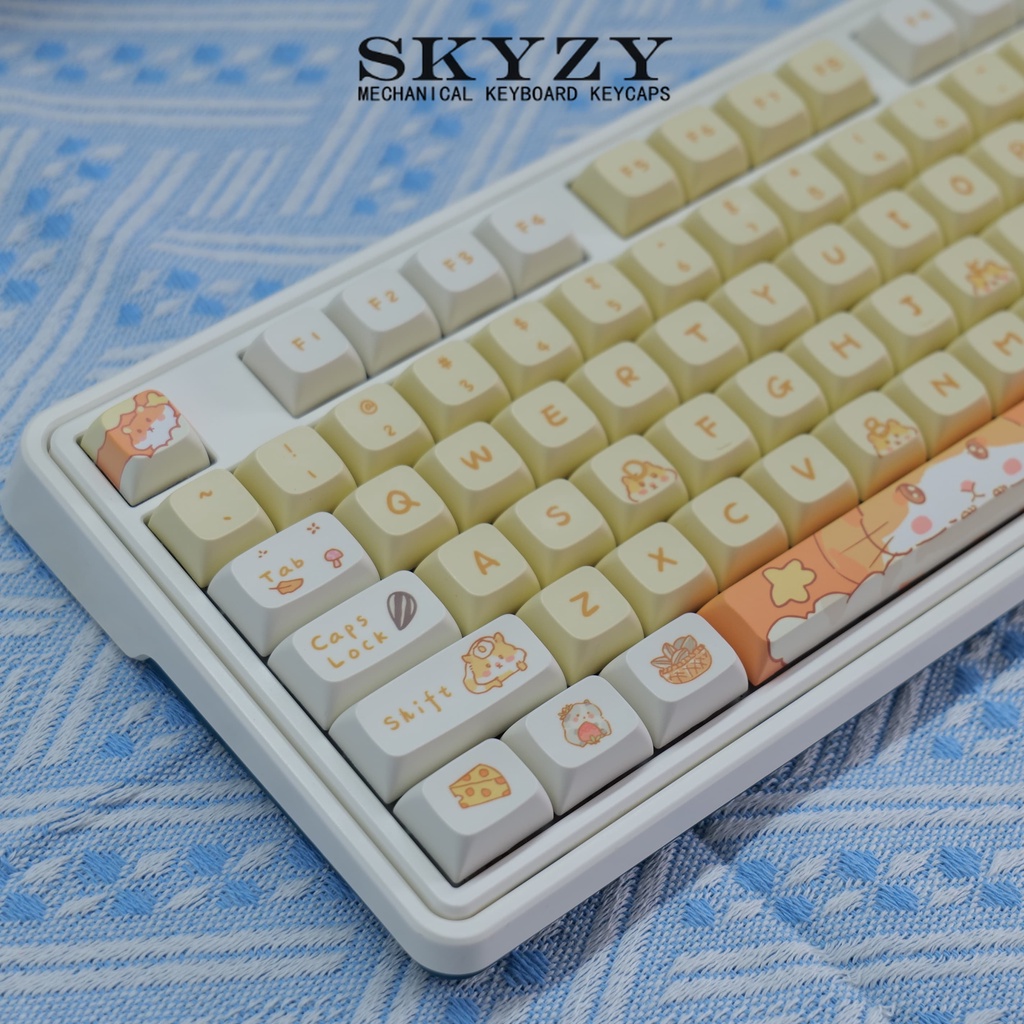 Hamster Keycaps XDA Perfil Ratón De Dibujos Animados PBT Dye Sub ...