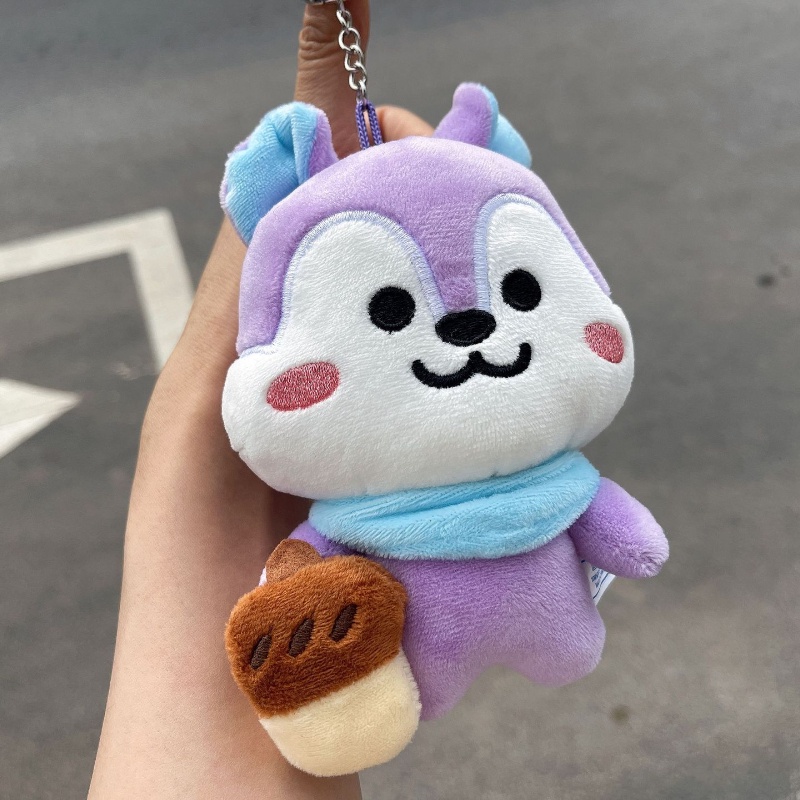 KPOP BTS JHOPE BT21 INSIDE MANG Peluche Llavero Lindo Pequeño Ardilla ...