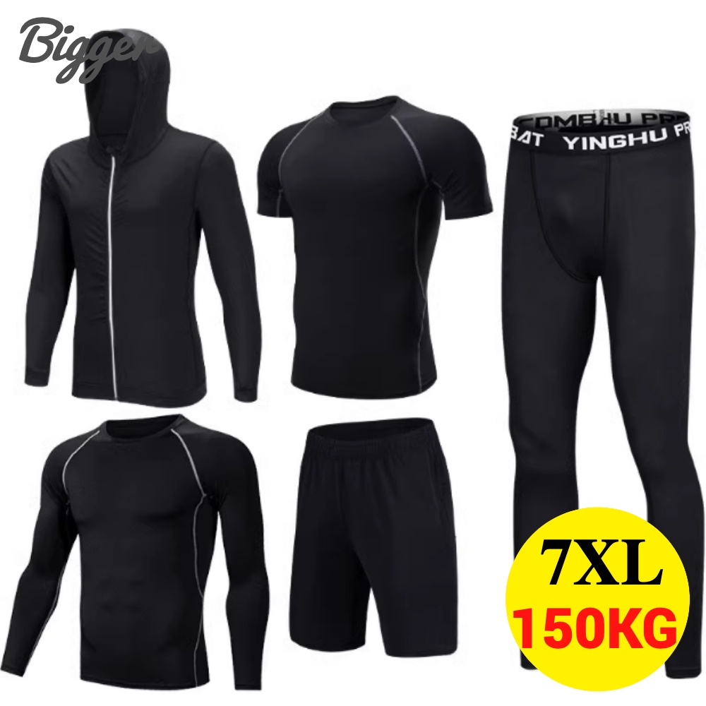 7XL Gym Sport Suit Oversize Pantalones De Entrenamiento De Secado ...