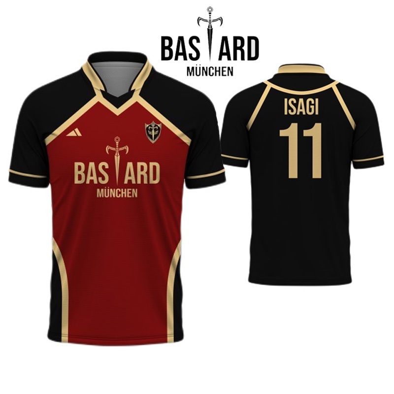 Jersey Anime Blue Lock Isagi Yoichi Bastard Munchen Team Football Ropa ...