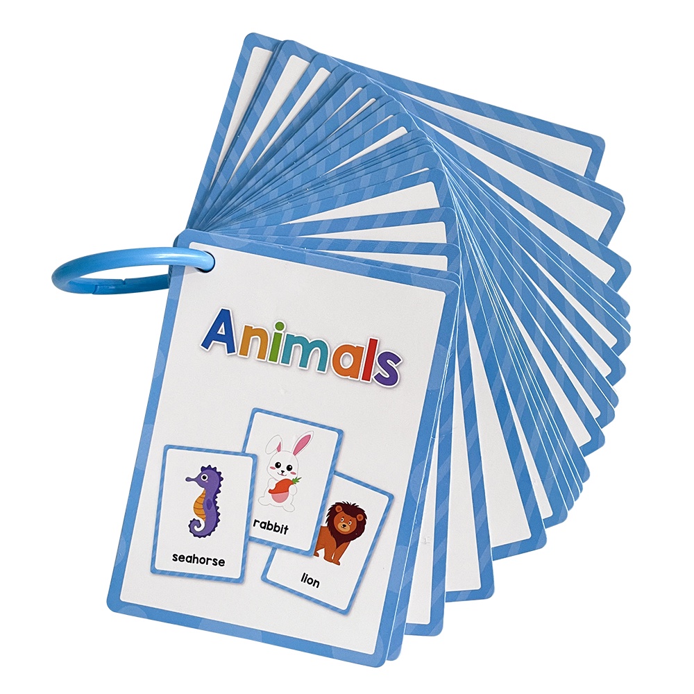 25 Tarjetas Animales Montessori De Aprendizaje Palabras En Inglés ...