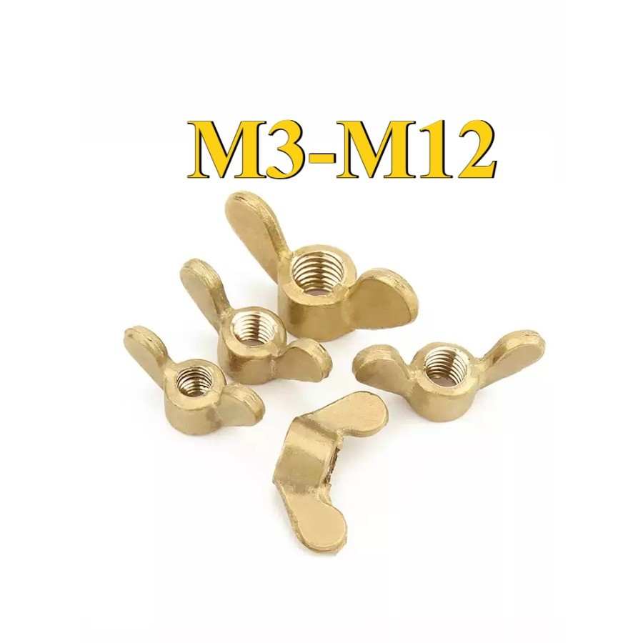 Tuerca De Mariposa De Cobre M3 / M4 / M5 / M6 / M8 / M10 / M12 (Milai-Rm-Vn) | Shopee Chile