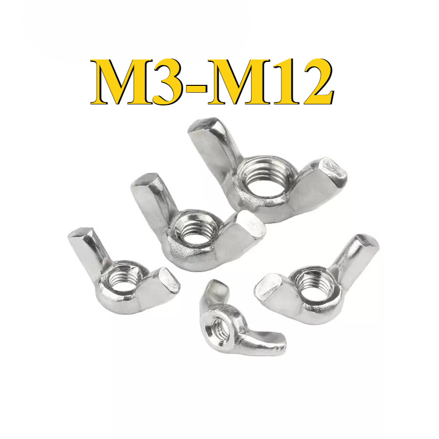 (((Ydy) Tuerca De Mariposa De Acero Inoxidable 304 Tuerca De Mano Tuerca De Mango M3 / M4 / M5 ...
