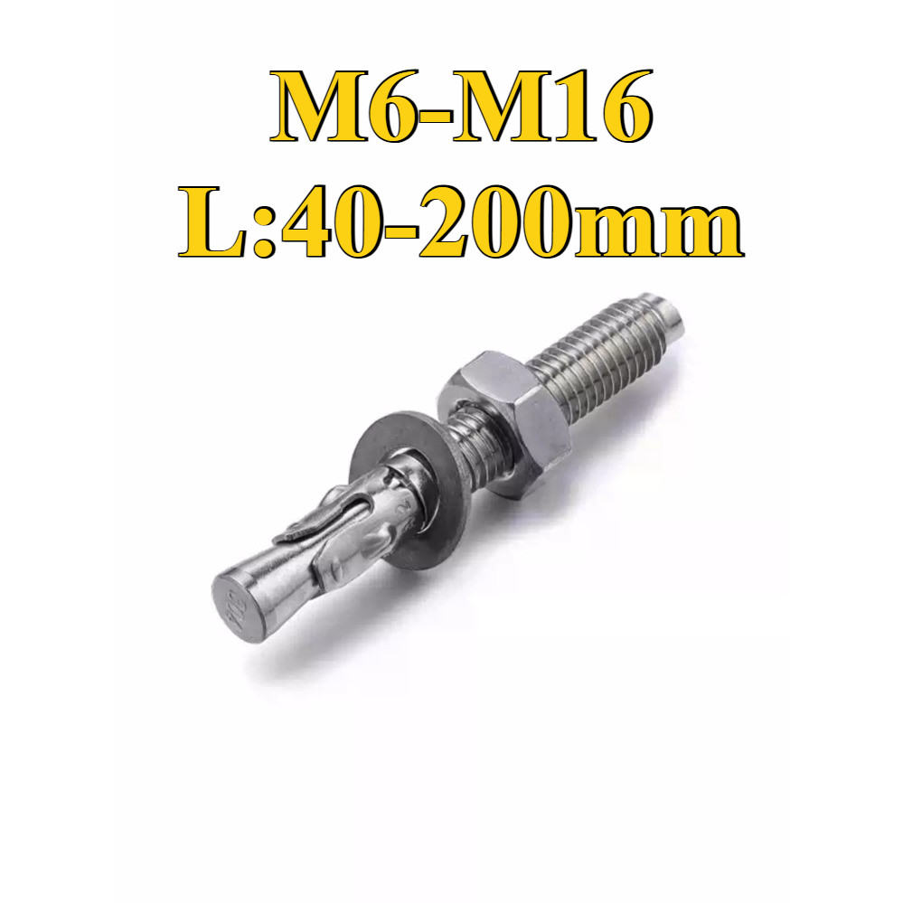 Tornillo Gecko De Acero Inoxidable 304 M6 / M8 / M10 / M12 / M16 (Ydy-Rm-Ph) | Shopee Chile