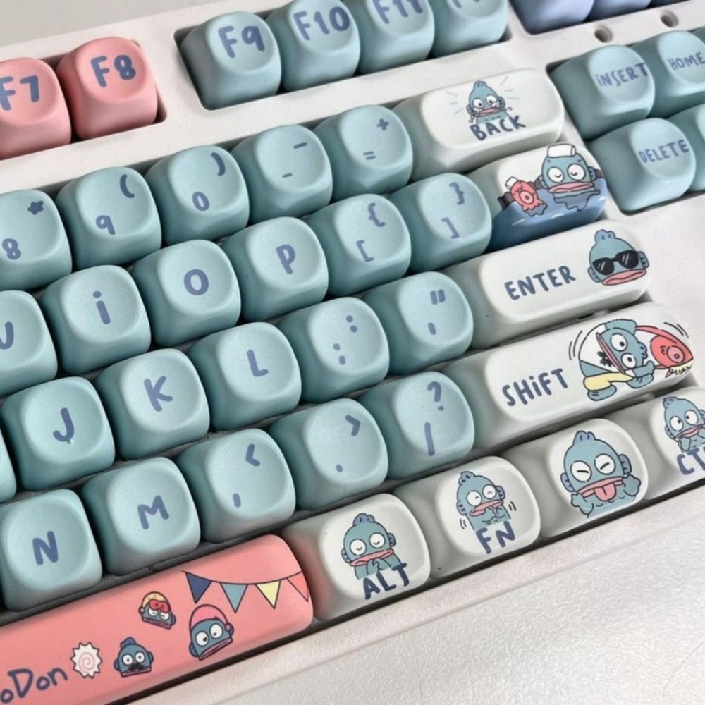 Hangyodon Keycaps 135 Teclas MOA Perfil PBT Sublimación Redonda ...